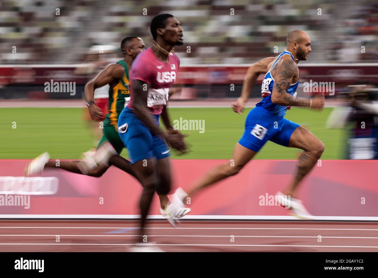 Tokyo, Japan. 1st Aug, 2021. KERLEY Fred (USA), JACOBS Lamont Marcell ...