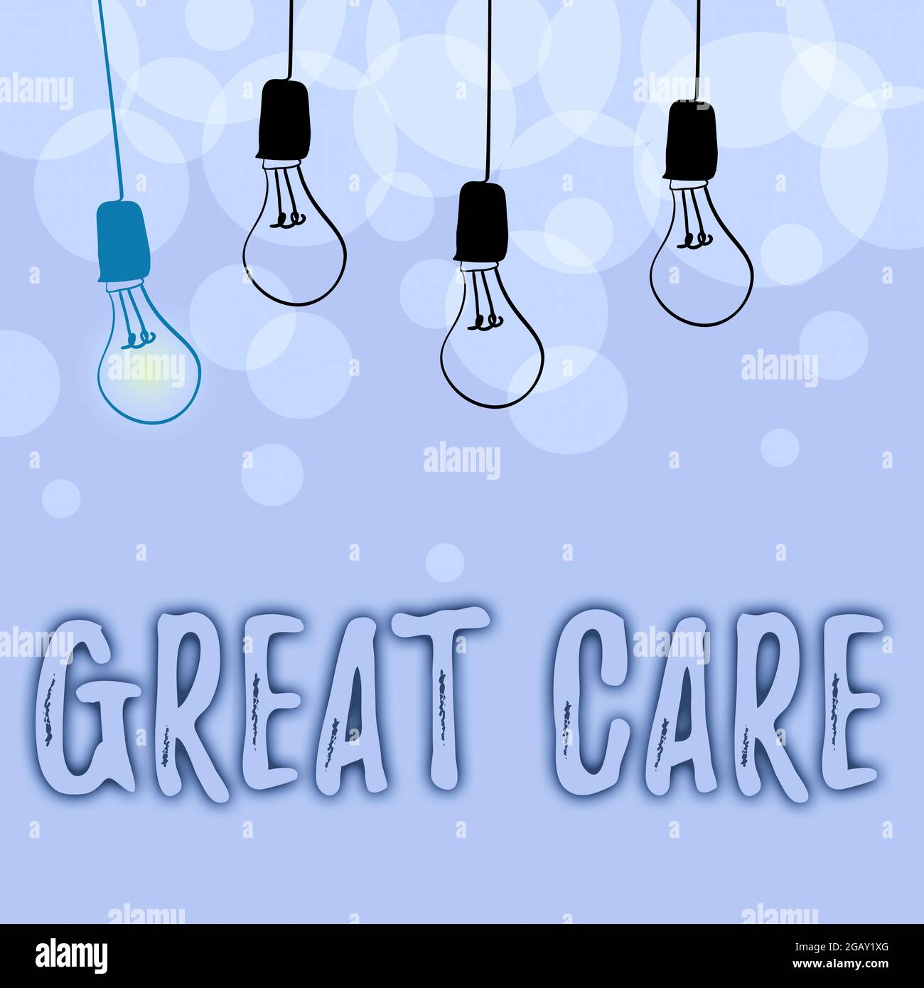 Writing displaying text Great Care, Business approach giving attention ...