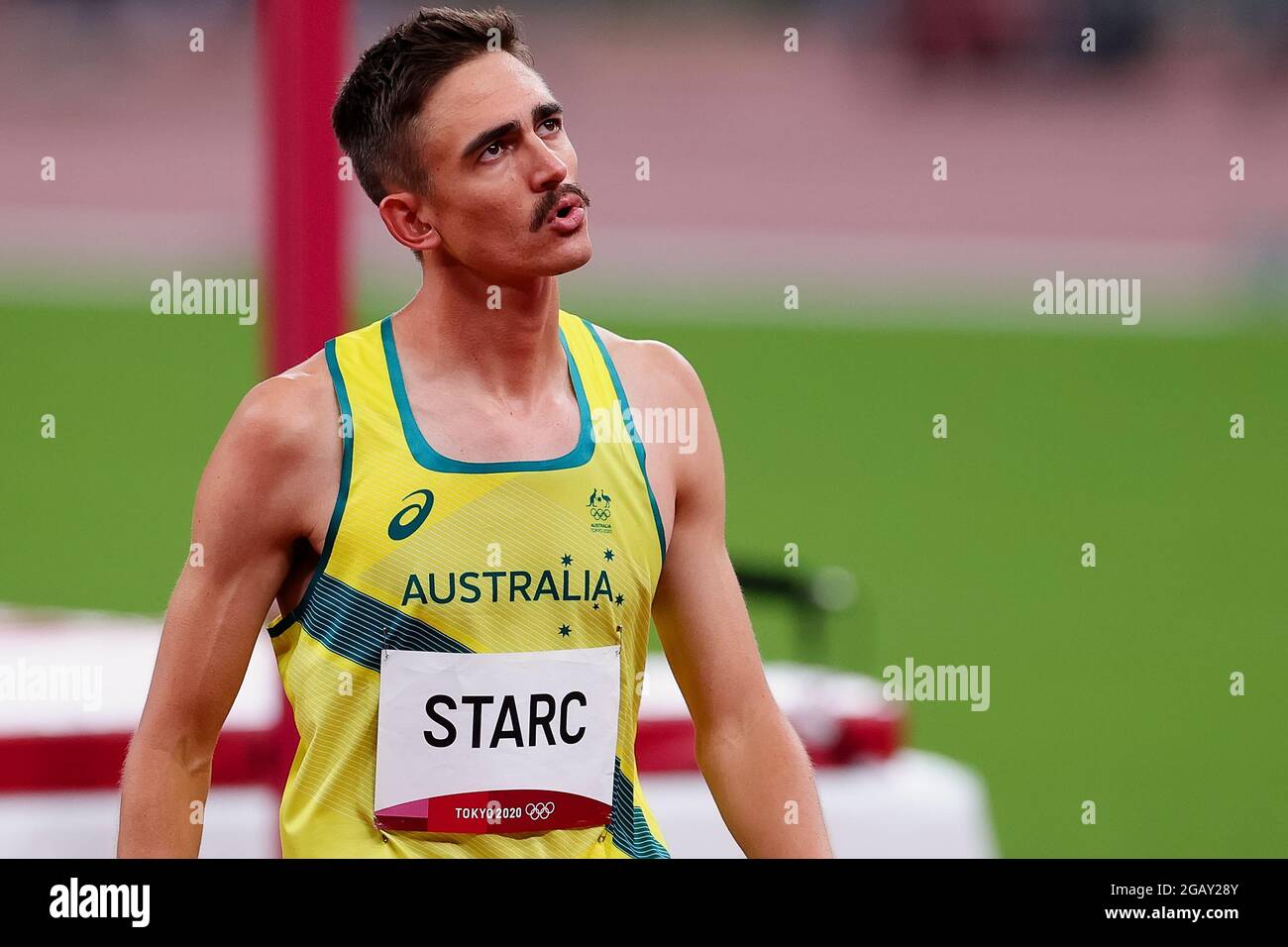 Tokyo, Japan, 1 August, 2021. Brandon Starc of Team Australia ...