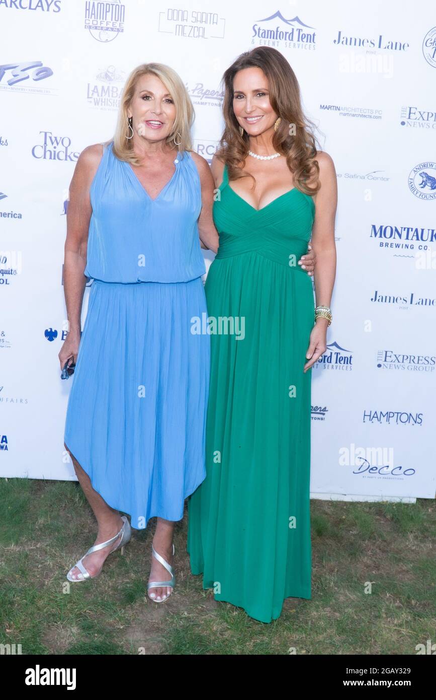 Dottie Herman andf Carole Crist attends the South Fork Natural History ...