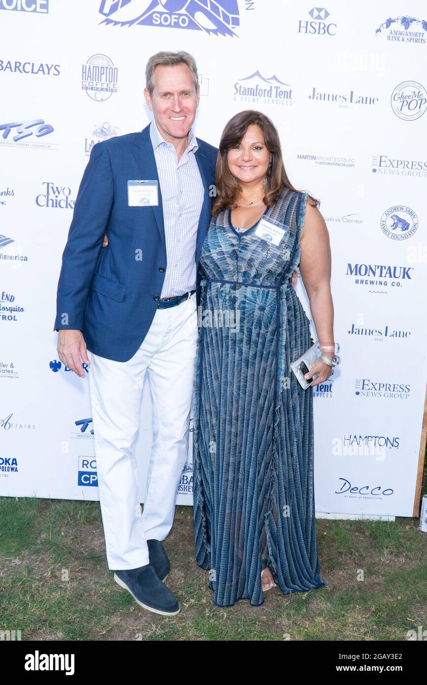 Scott Seltzer and Samriti Seltzer attends the South Fork Natural ...