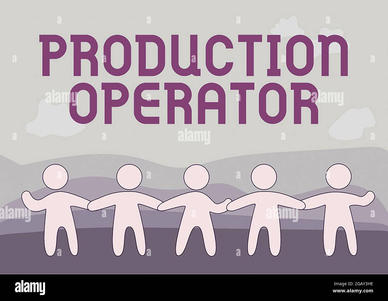Conceptual display Production Operator, Business approach control ...