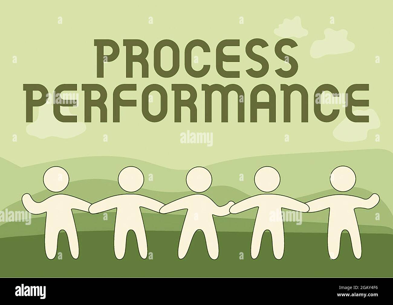 Writing displaying text Process Performance, Word Written on measure of ...