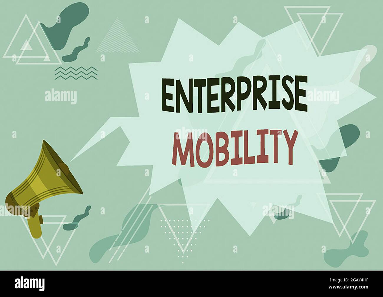 Inspiration showing sign Enterprise Mobility, Business approach ...