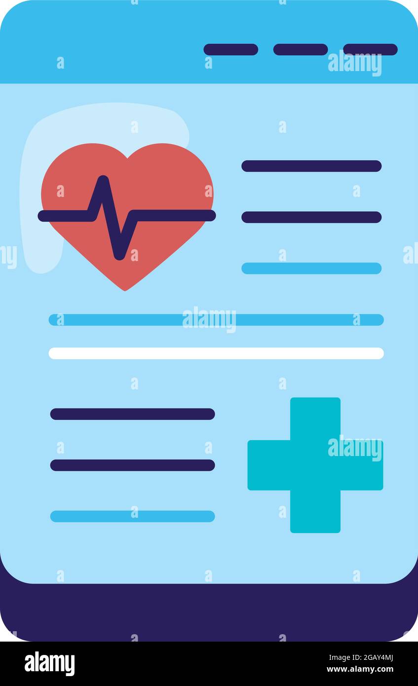 healthy webpage template isolated icon Stock Vector Image & Art - Alamy