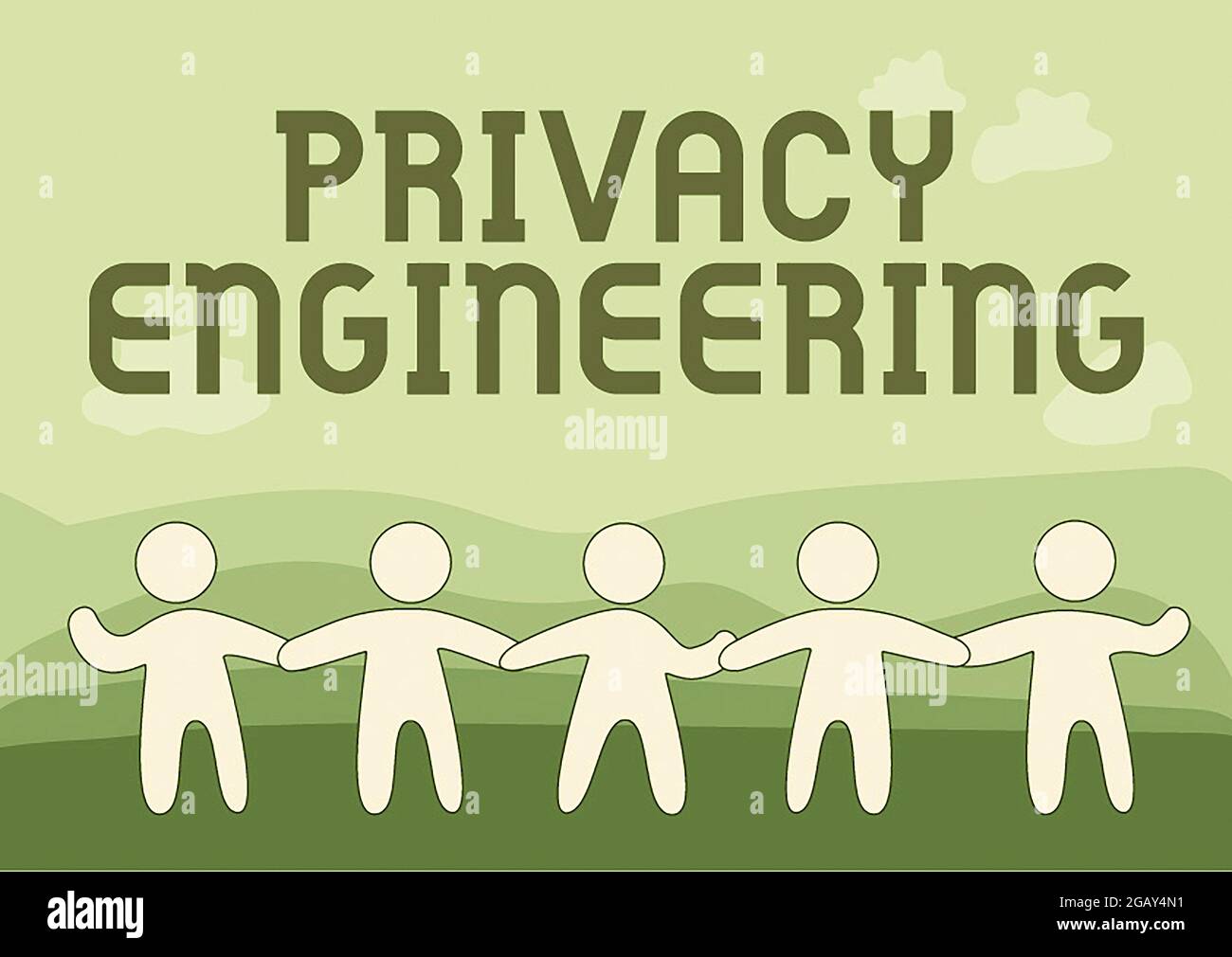Hand writing sign Privacy Engineering, Concept meaning engineered ...