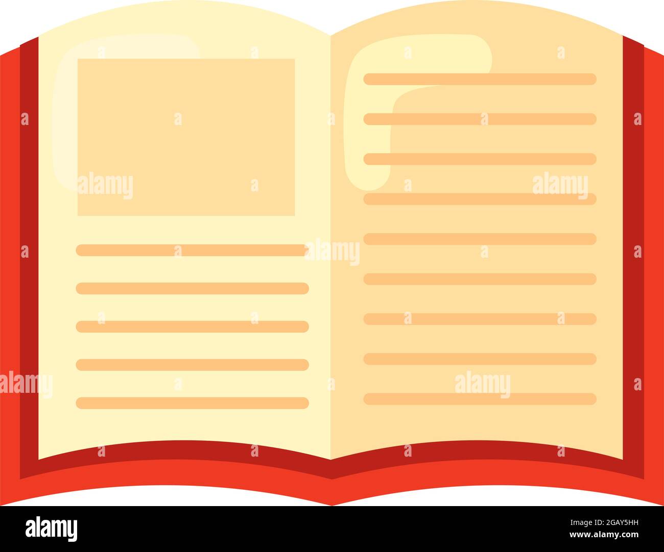 red text book open supply Stock Vector Image & Art - Alamy