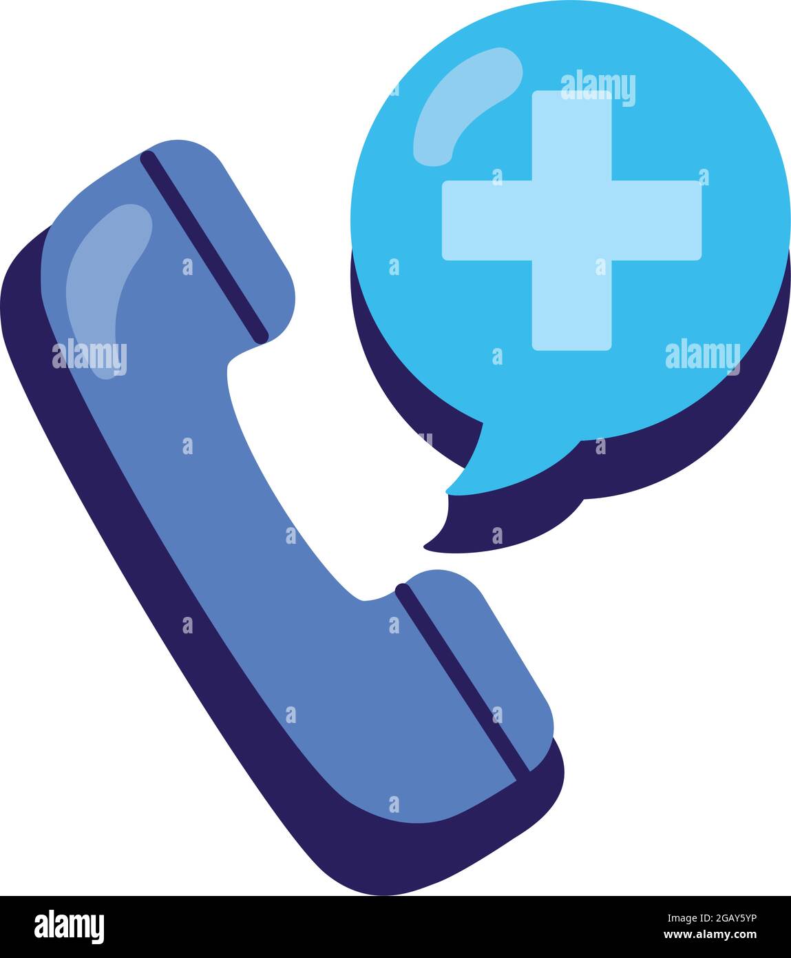 telephone with medical call icon Stock Vector Image & Art - Alamy
