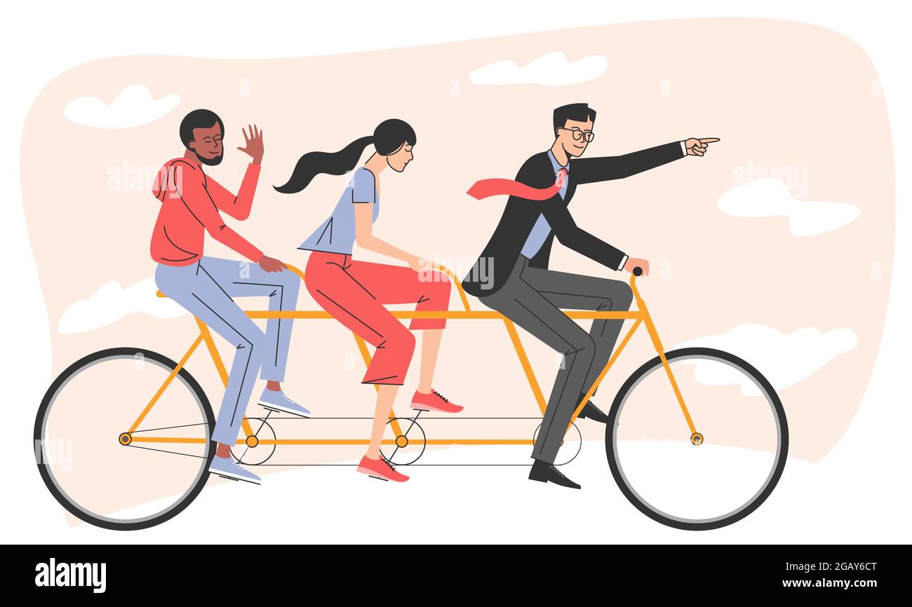 Woman riding bike to work Cut Out Stock Images & Pictures - Alamy