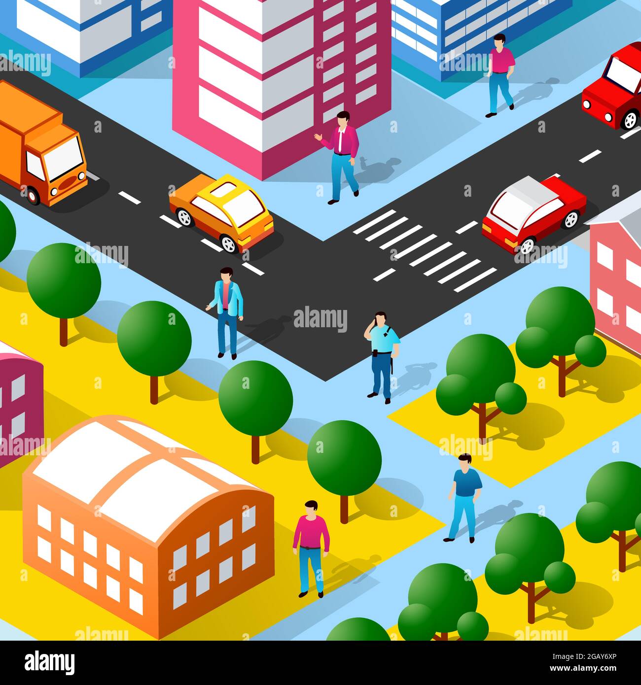 City Scene Drawing For Kids
