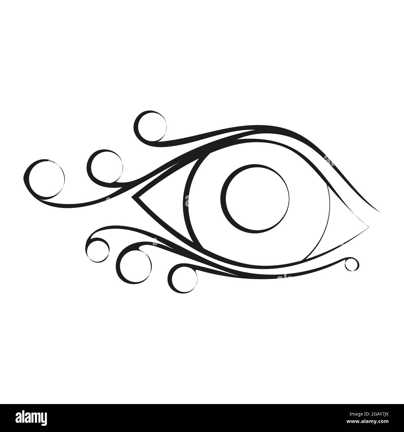 All Seeing Eye. Providence magic symbol in boho style. Astrology ...