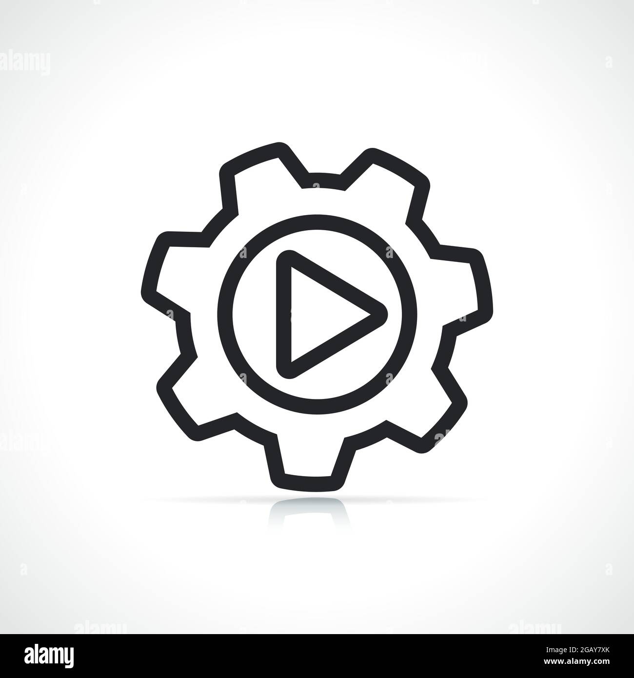 Play vector logo icon Stock Vector Images - Alamy