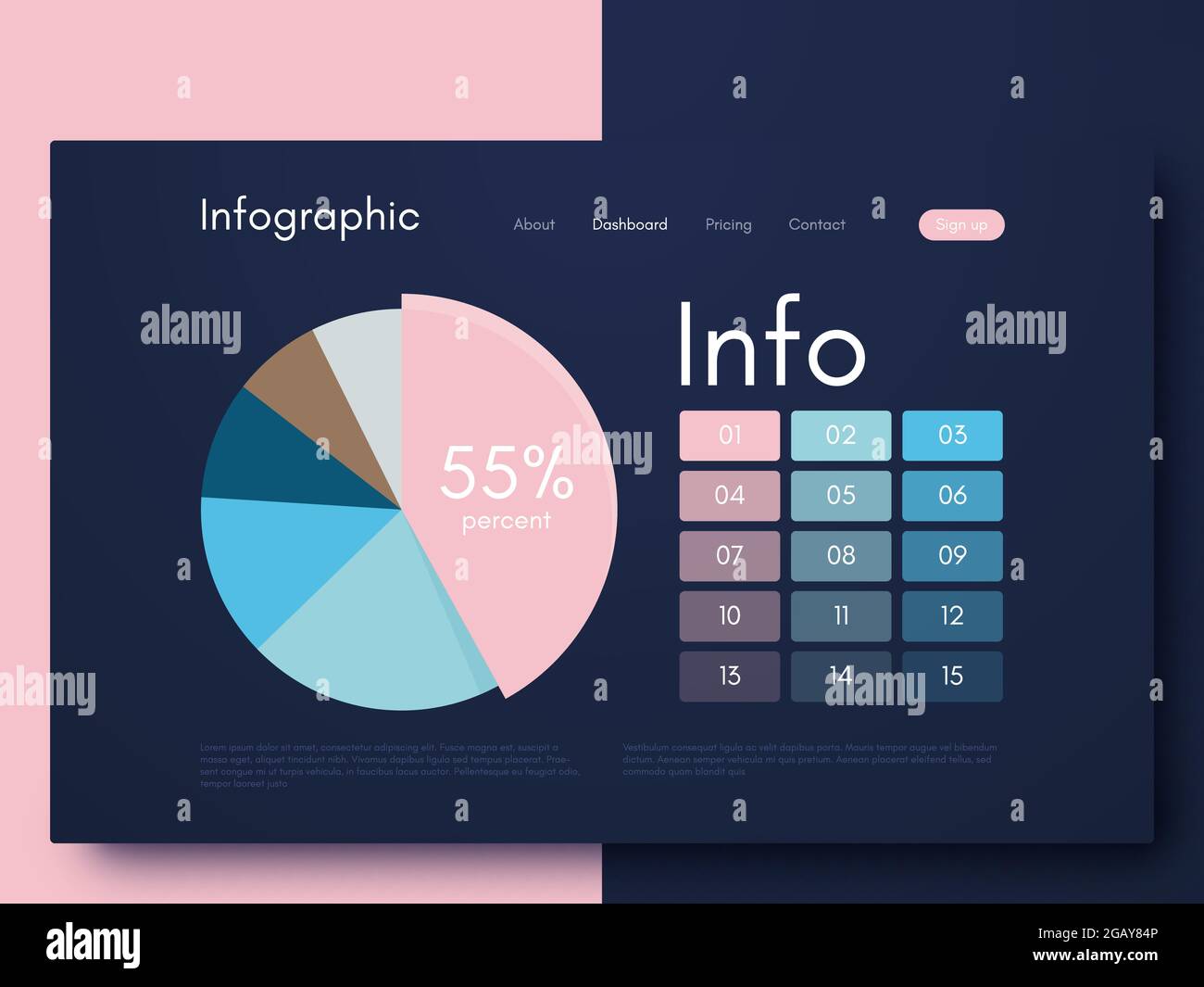 Modern infographic vector elements for business brochures. Use in ...