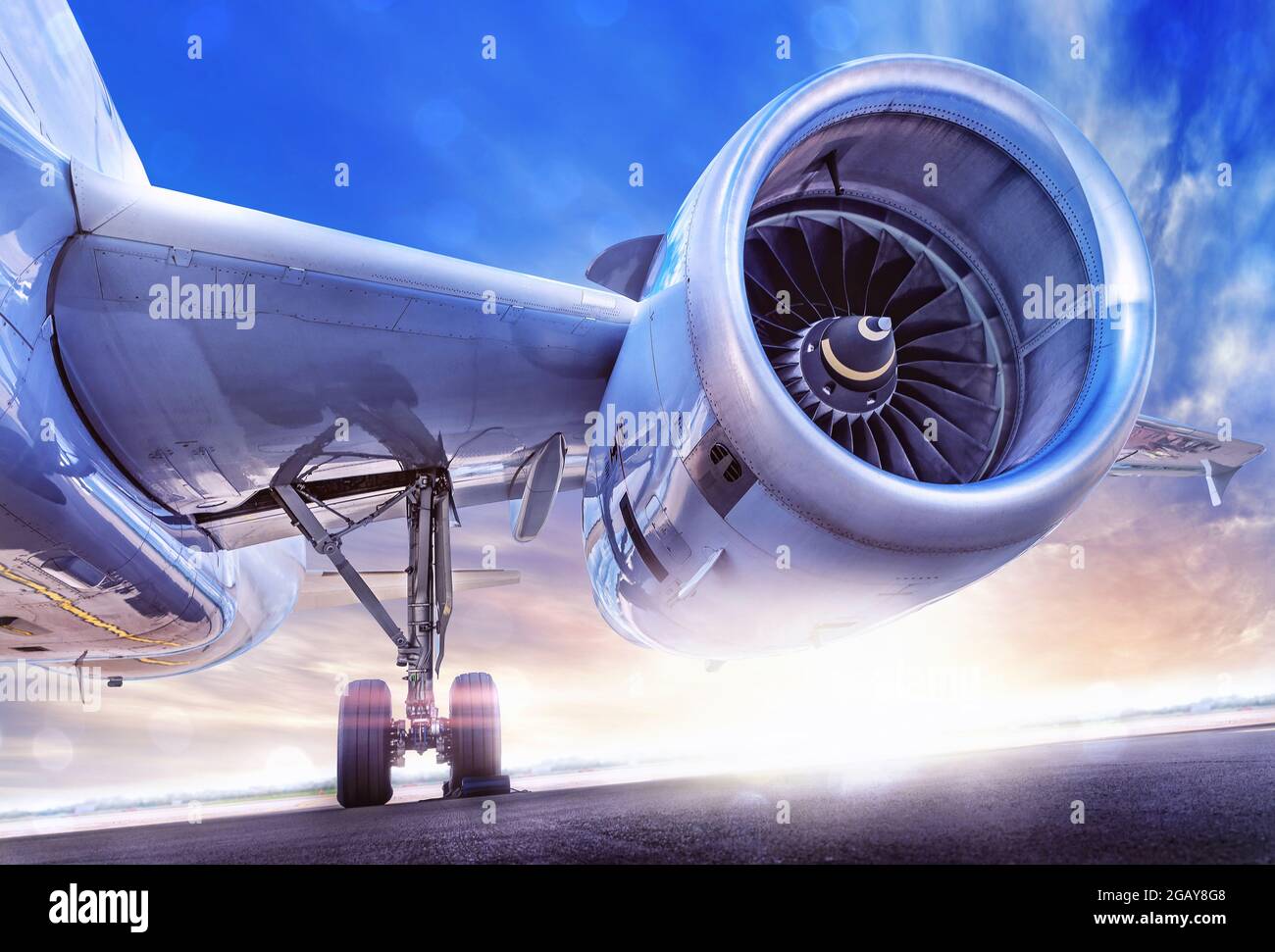 jet engine of an modern aircraft Stock Photo - Alamy