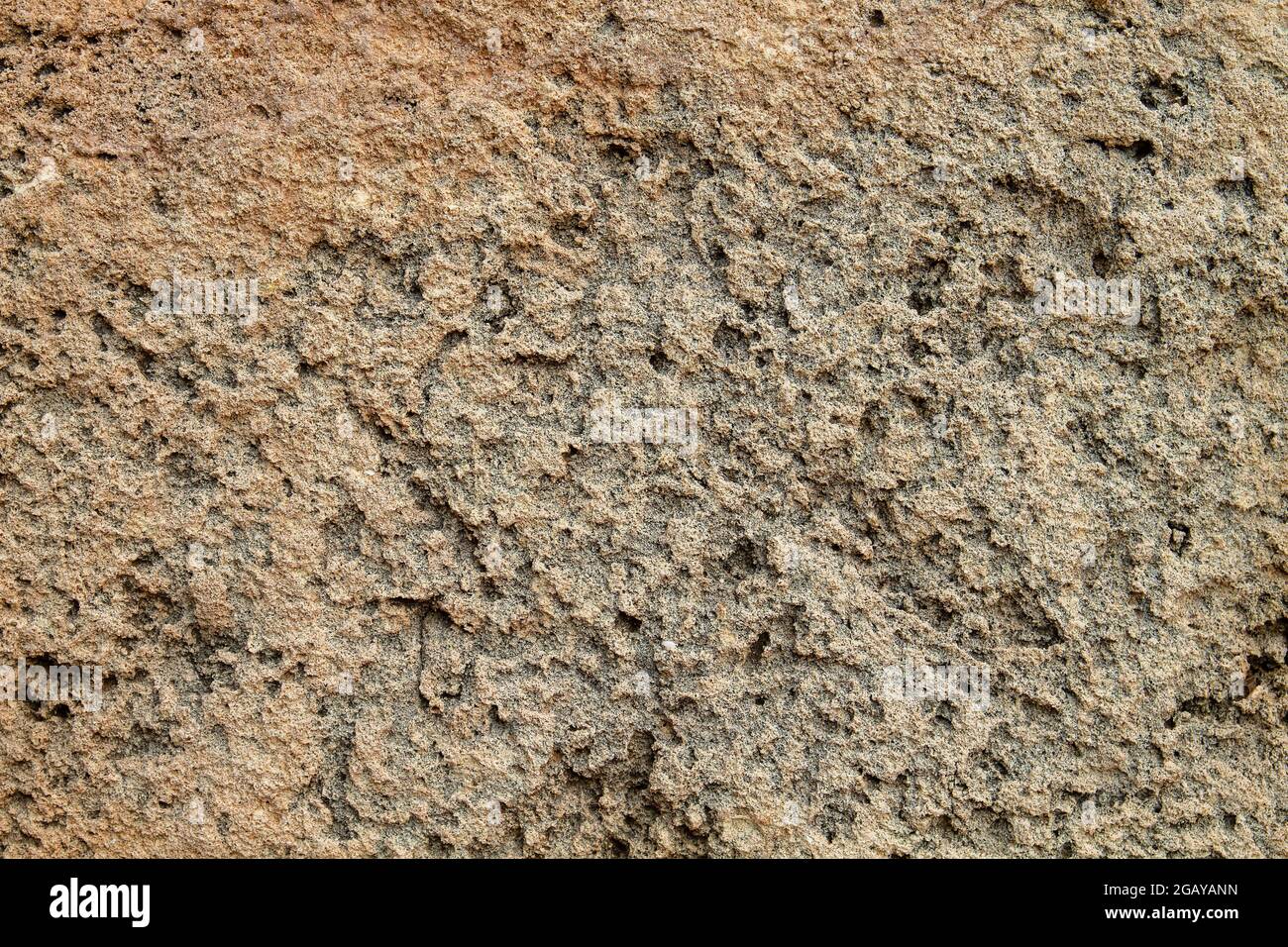 Detail of rough and porous sandstone wall texture Stock Photo - Alamy