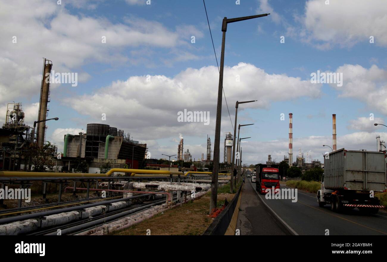 camacari, bahia, brazil - december 7, 2015: view of factory facilities ...