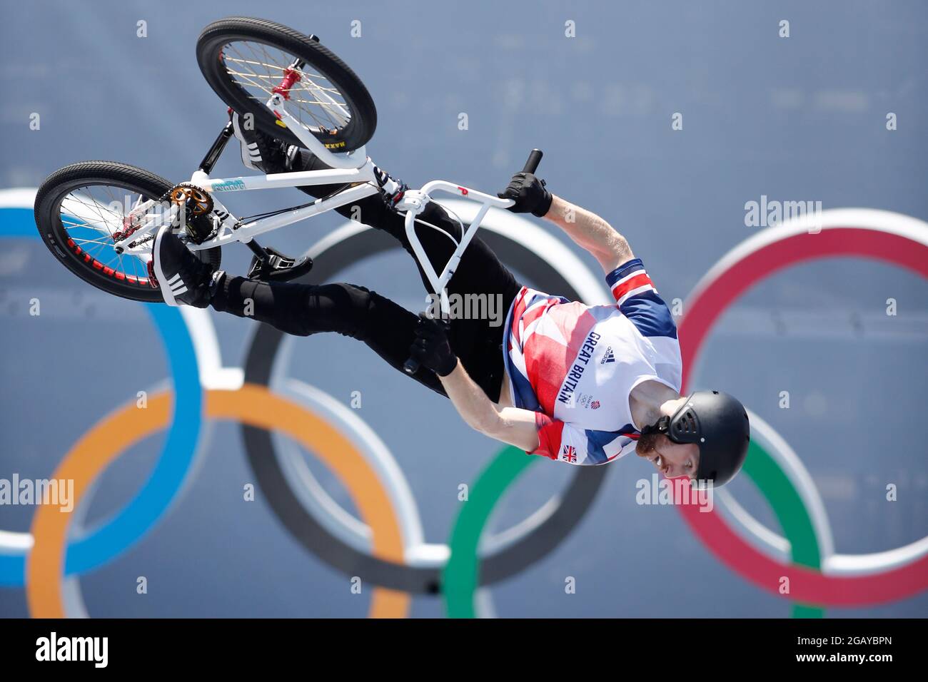 August 1, 2021: DECLAN BROOKS (GBR) competes in the Cycling BMX Racing ...