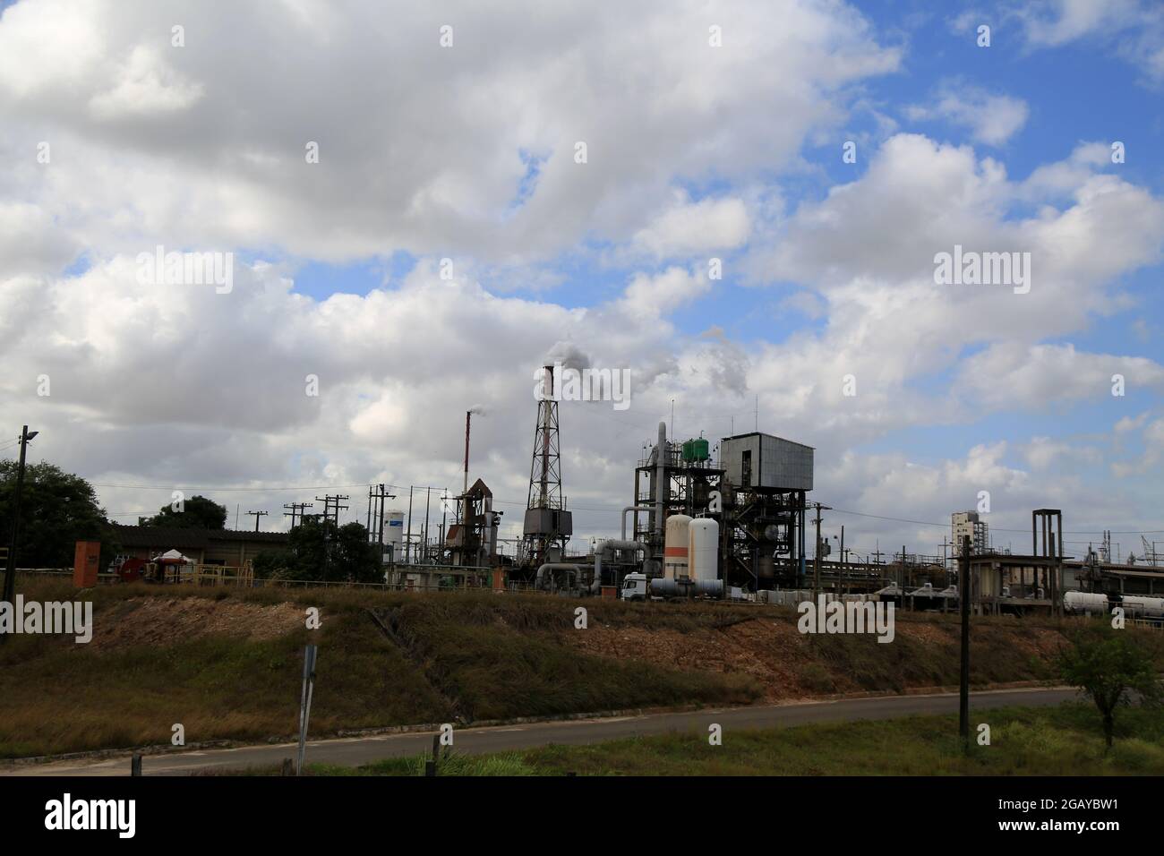 camacari, bahia, brazil - december 7, 2015: view of factory facilities ...