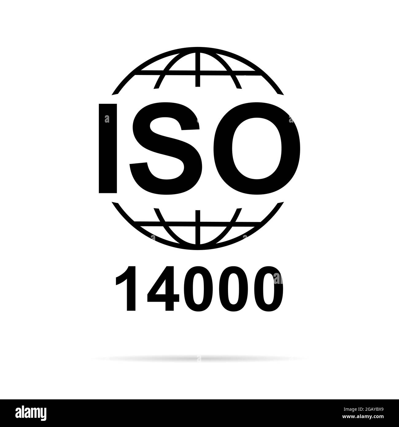 Iso 14000 icon. Environmental Management. Standard quality symbol ...
