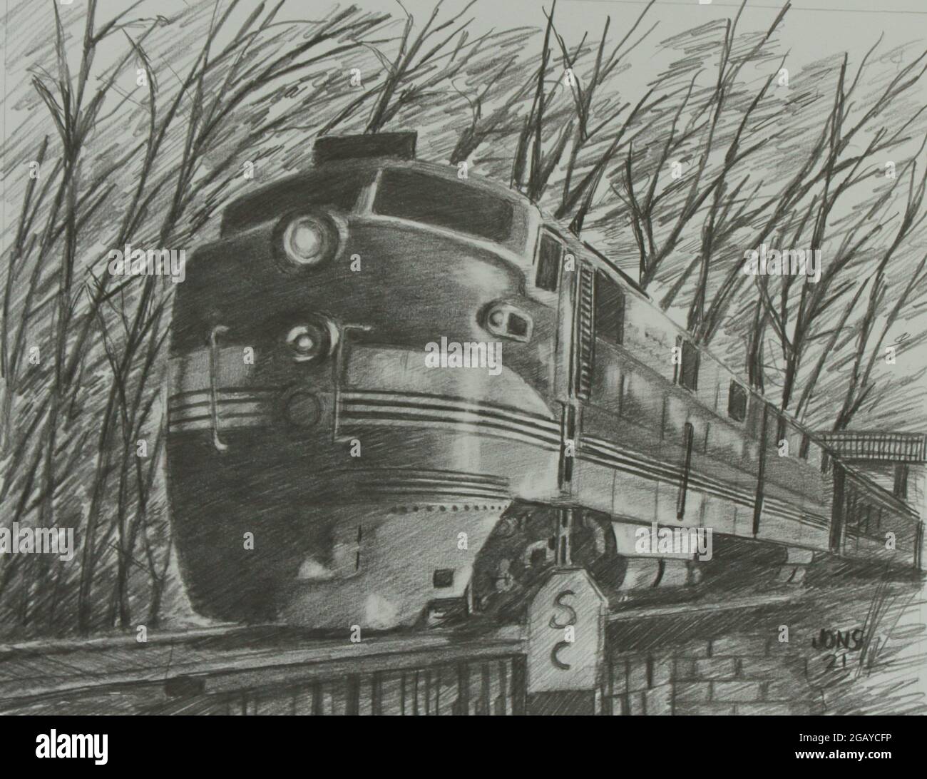Silver Comet Train, Seaboard Airline Stock Photo - Alamy