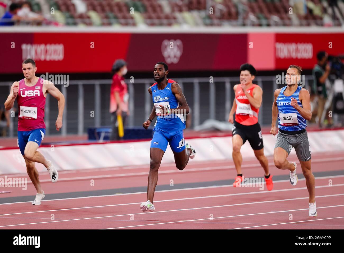 Tokyo, Japan, 1 August, 2021. Kyron McMaster of Team British Virgin ...