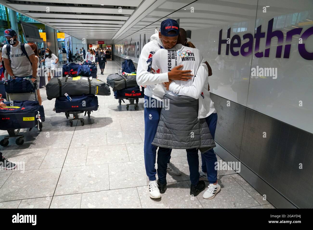 Great Britain's Bethany Shriever and Kye Whyte who won Gold and Silver ...