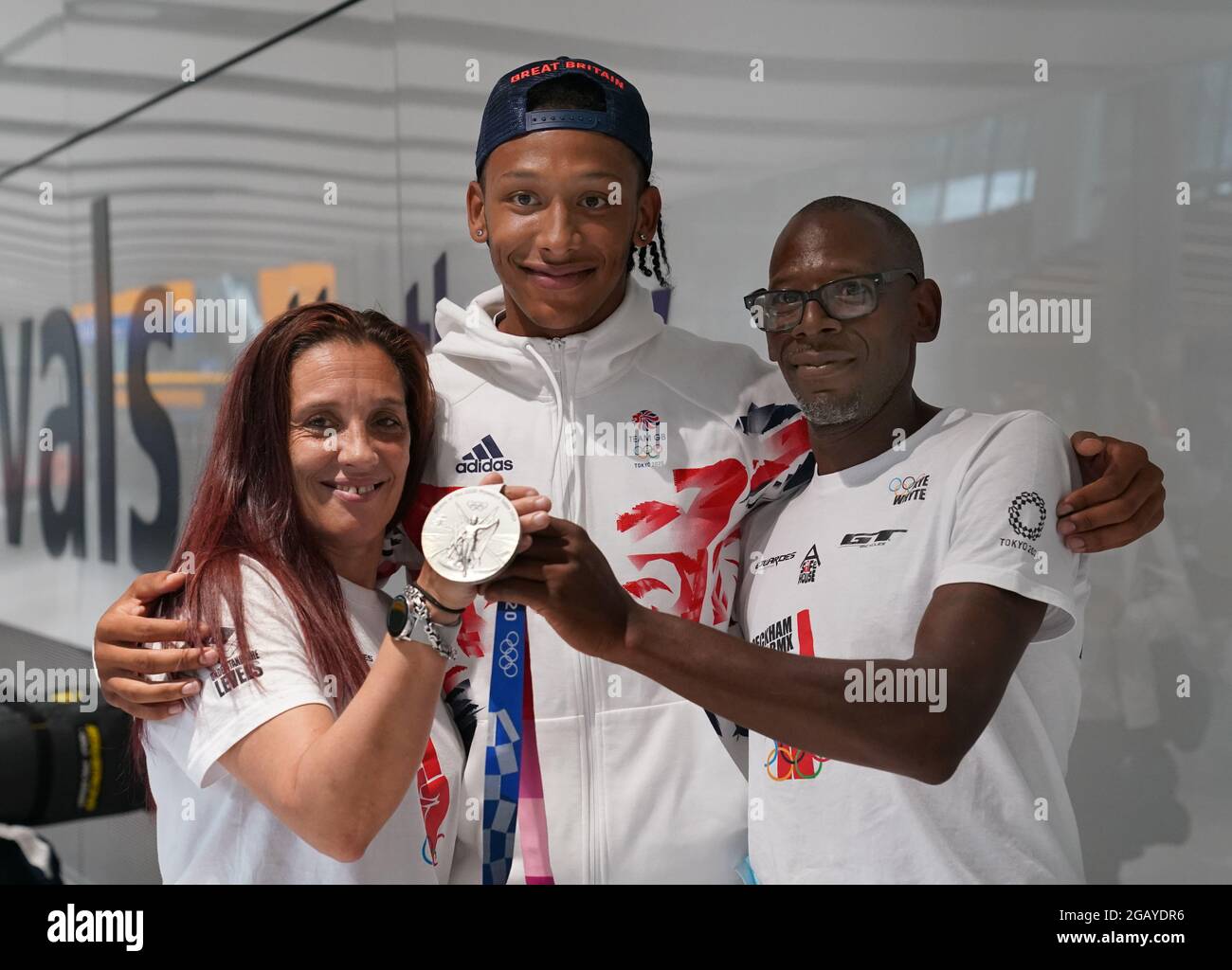 BMX rider Kye Whyte who won a Silver medal at the Tokyo 2020 Olympic ...