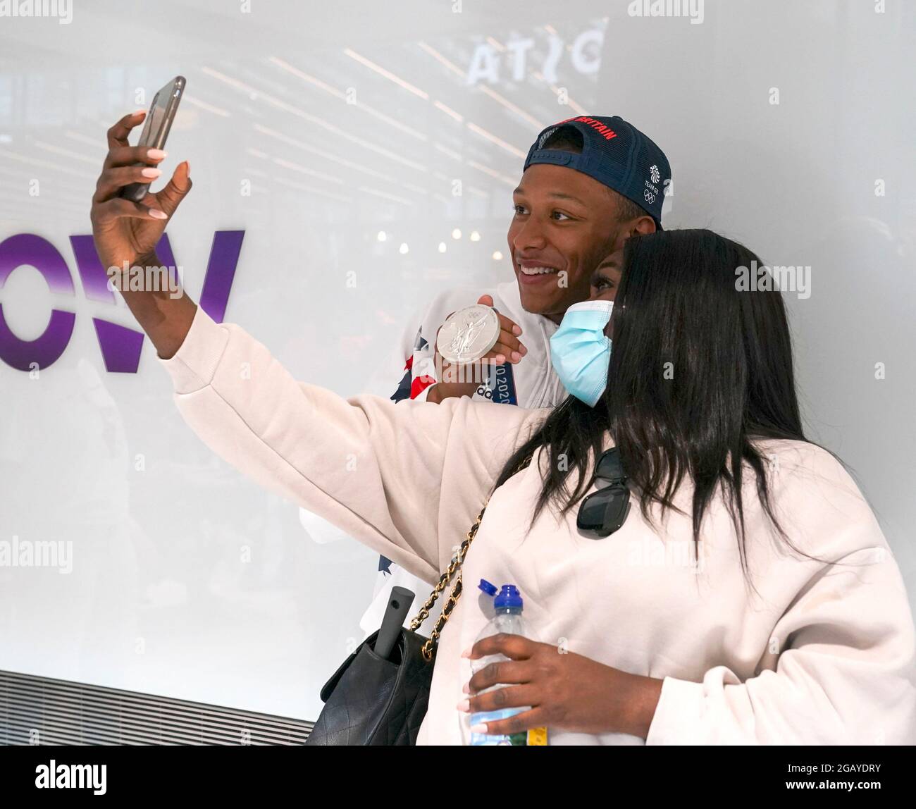 BMX rider Kye Whyte who won a Silver medal at the Tokyo 2020 Olympic ...