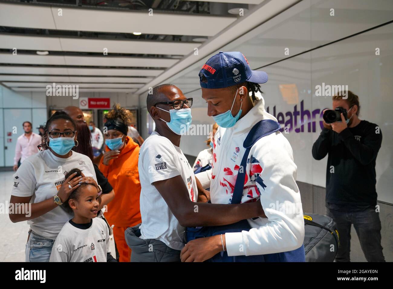 BMX rider Kye Whyte (right) who won a Silver medal at the Tokyo 2020 ...