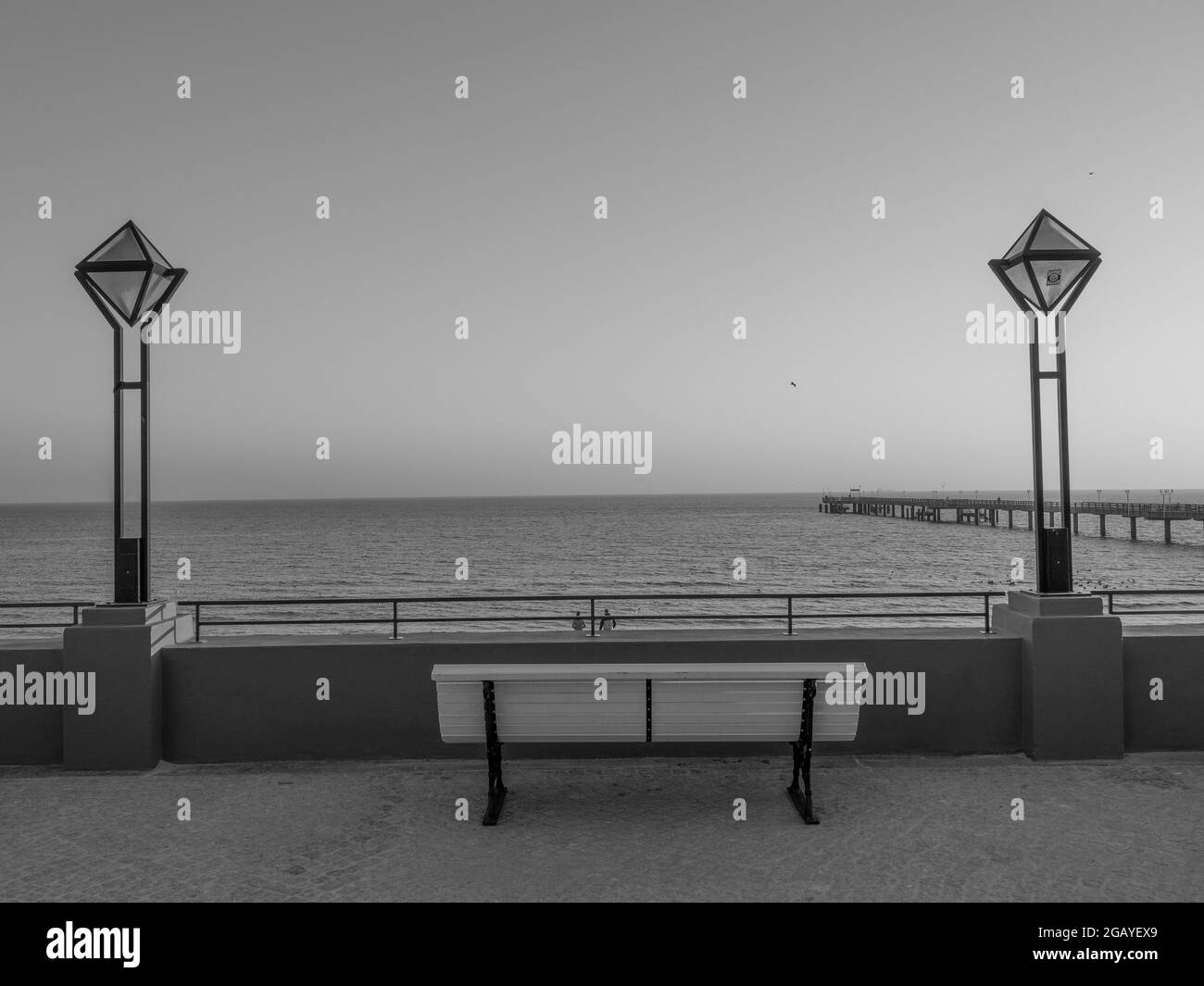 sunrise at the beach of binz Stock Photo - Alamy