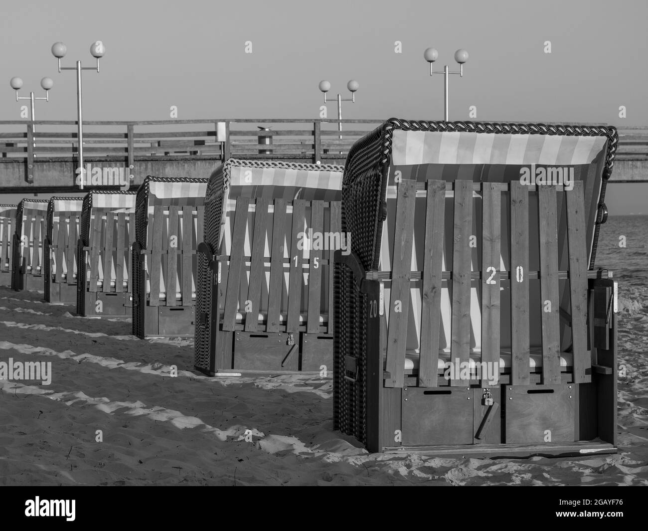sunrise at the beach of binz Stock Photo - Alamy
