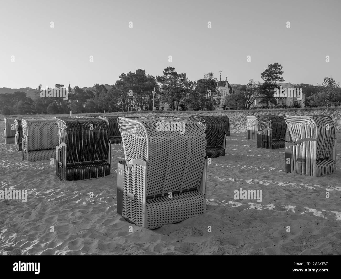 sunrise at the beach of binz Stock Photo - Alamy