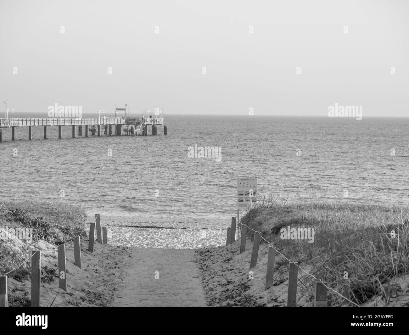 sunrise at the beach of binz Stock Photo - Alamy