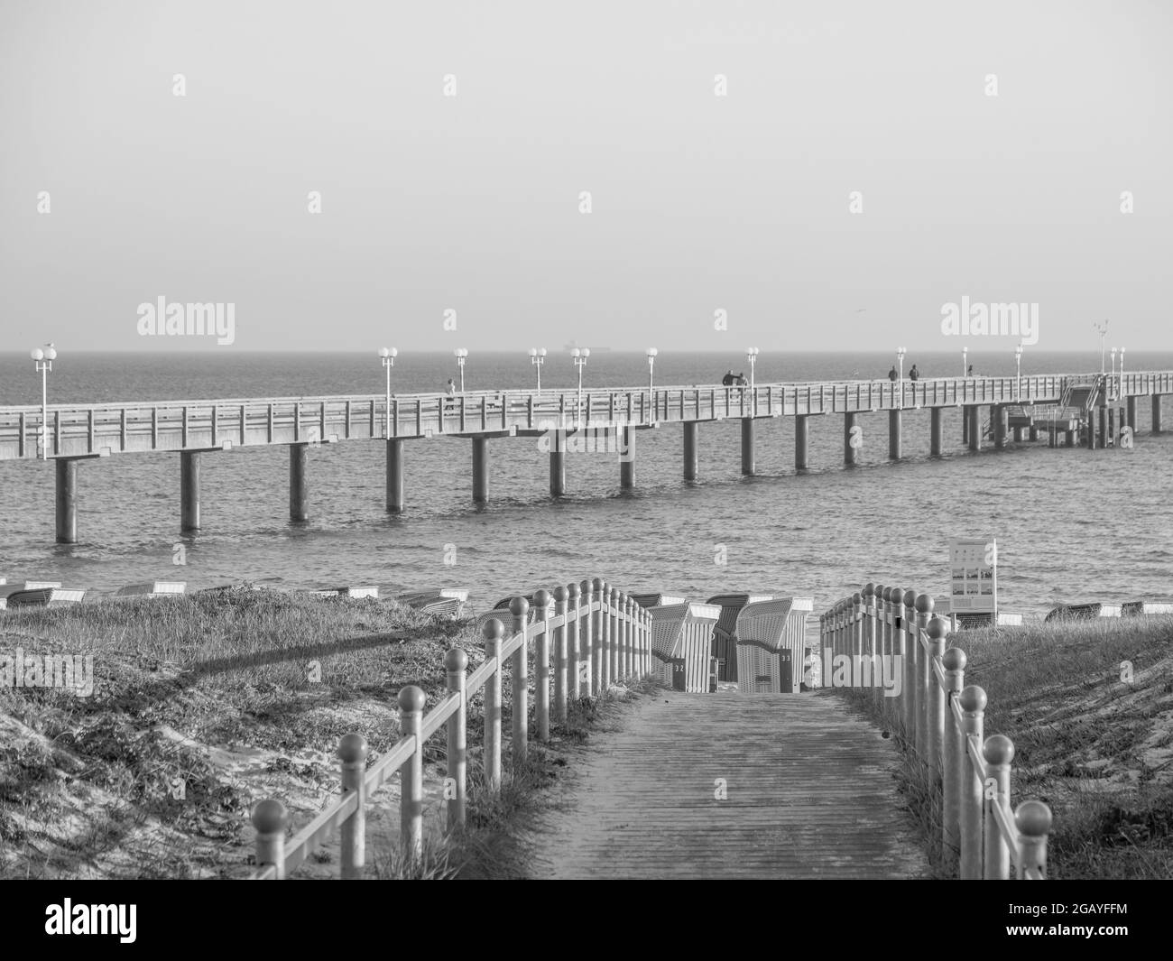 sunrise at the beach of binz Stock Photo - Alamy