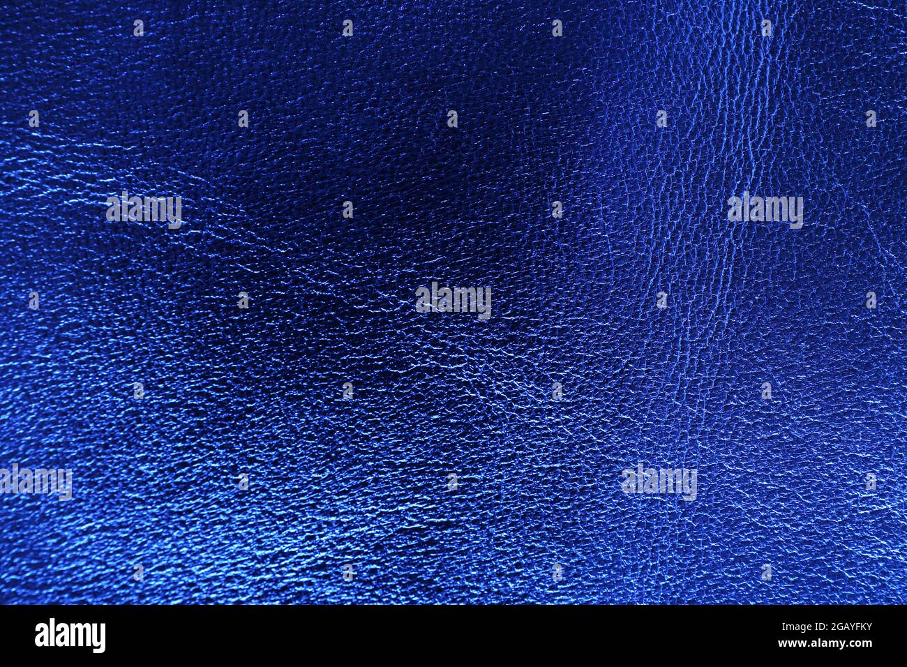 Blue leather texture close up Stock Photo - Alamy
