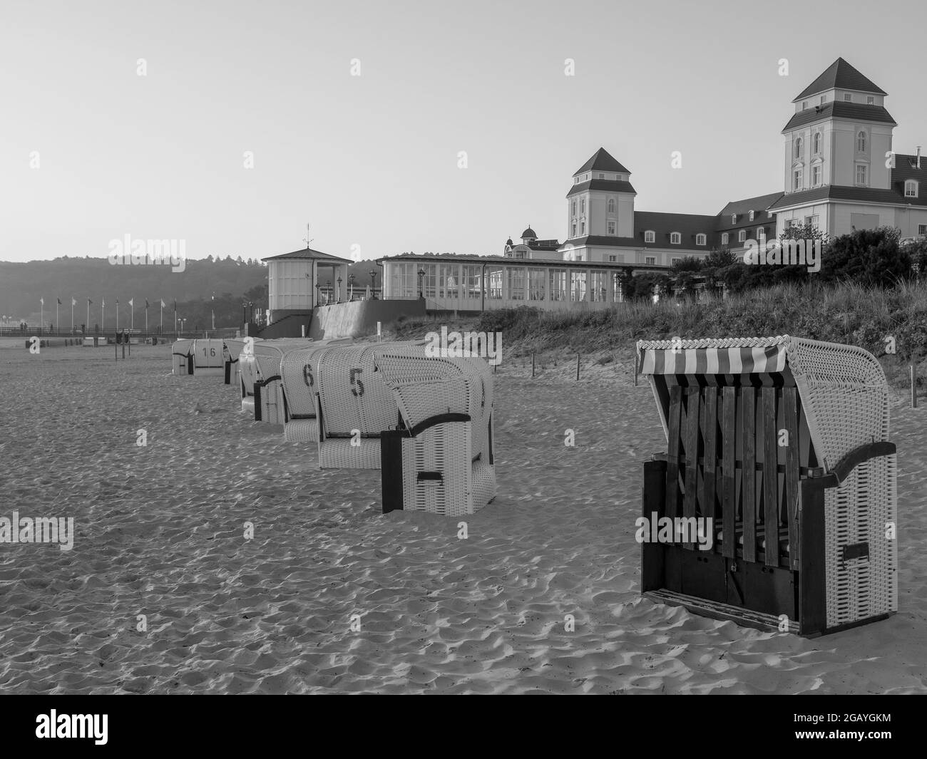 sunrise at the beach of binz Stock Photo - Alamy