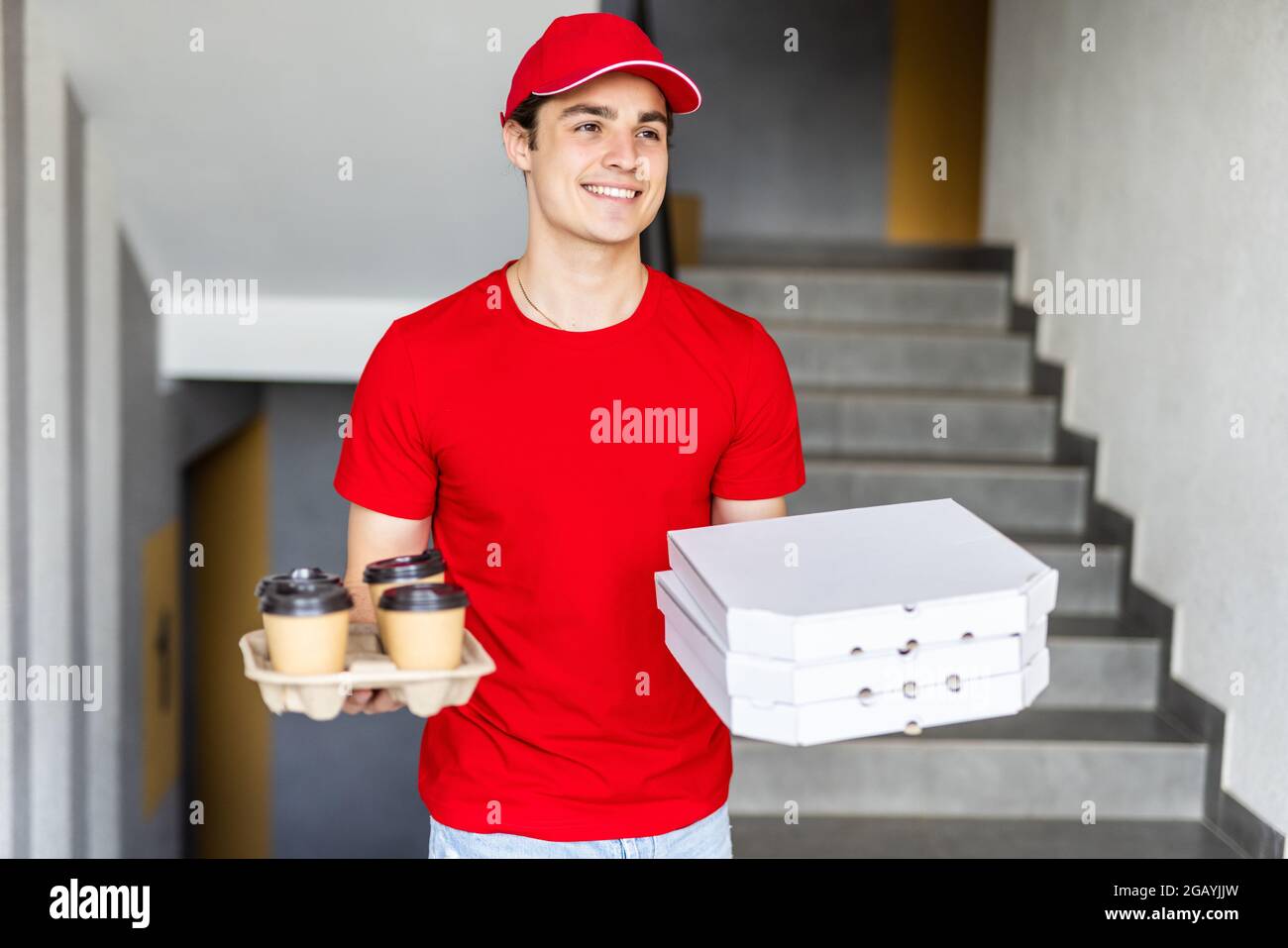 Coffee devilery hi-res stock photography and images - Alamy