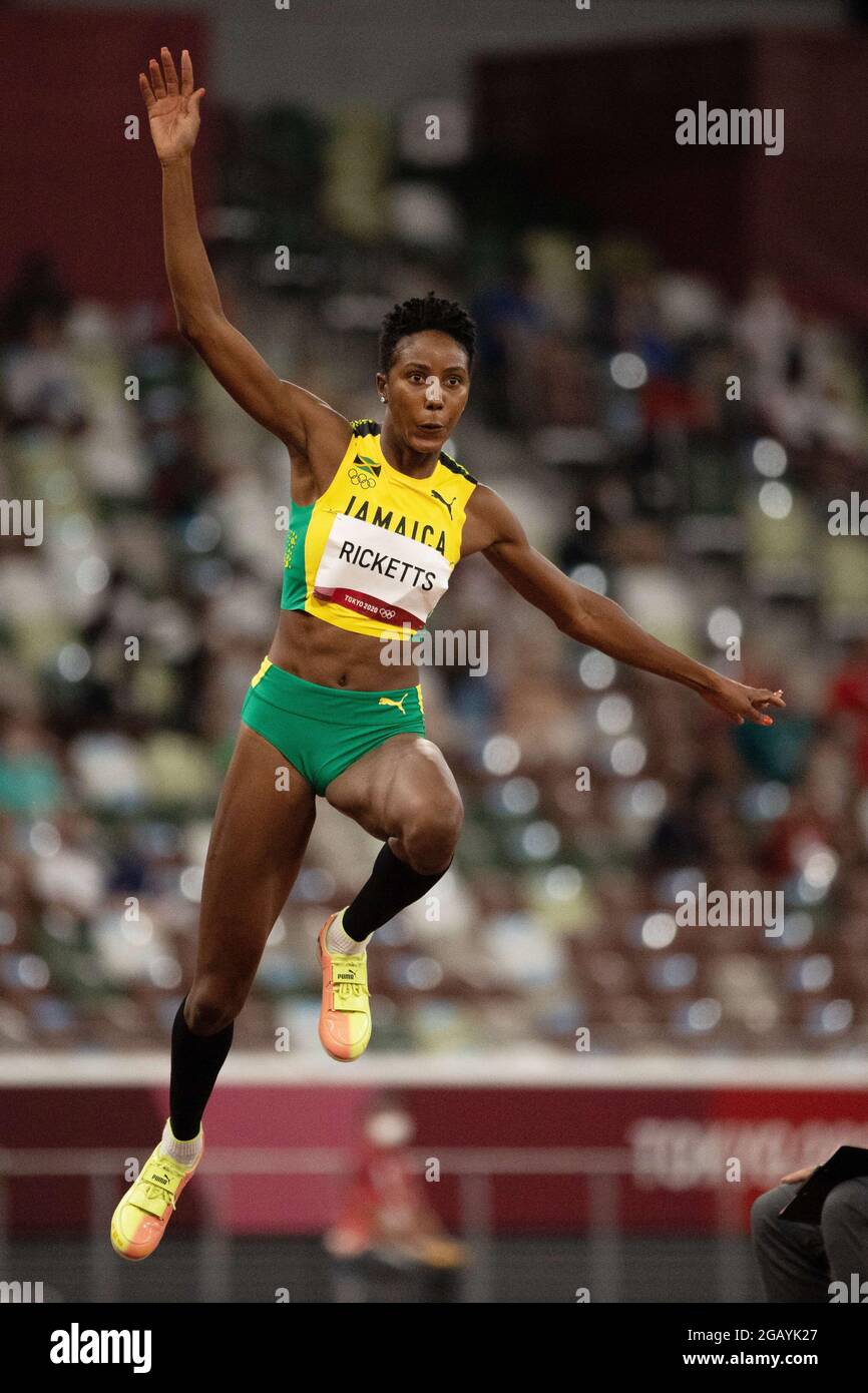 Tokyo, Kanto, Japan. 1st Aug, 2021. Shanieka Ricketts (JAM) compete in ...