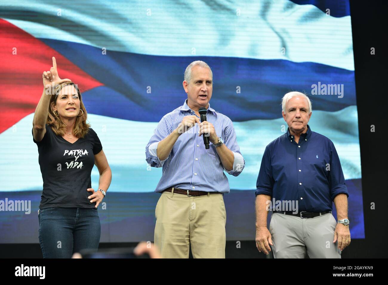 MIAMI, FLORIDA, USA - JULY 31: Republican U.S. Representative for ...