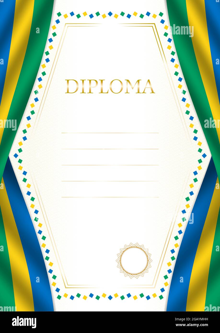 Vertical frame and border with Saint Vincent and the Grenadines flag ...
