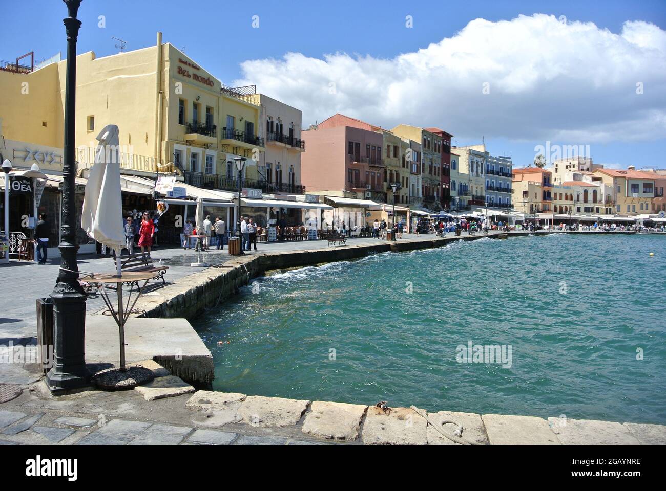 Chania, Crete Greece April 26 2016 : The Greek island of Crete View of ...