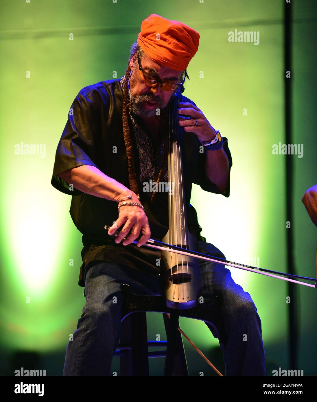 HOLLYWOOD, FLORIDA, USA - JULY 31, 2021: Stephen "Cat" Coore performs ...