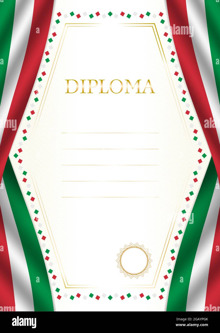 Italian Flag Border