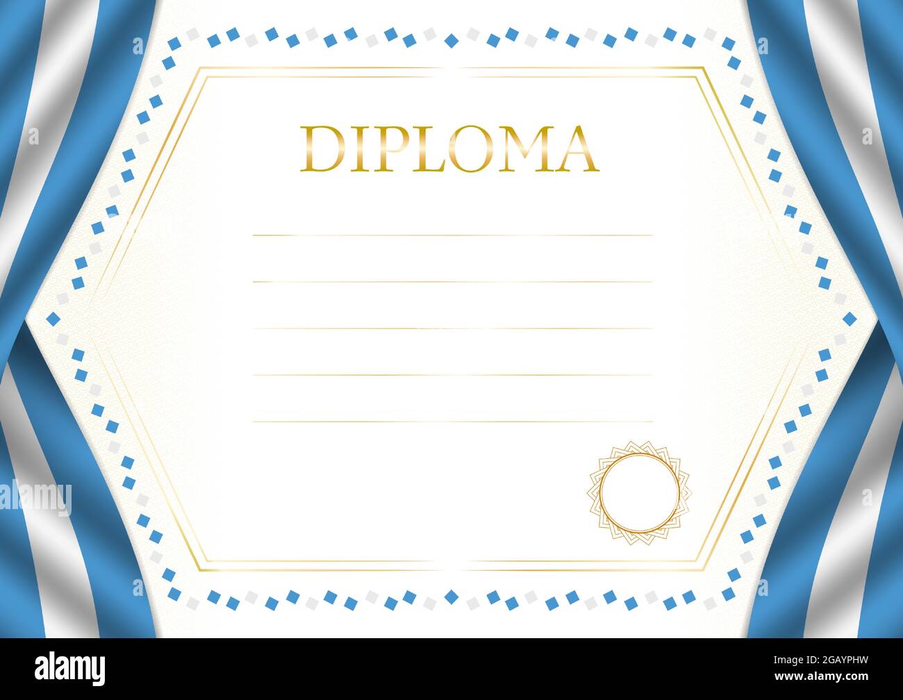 Horizontal frame and border with Guatemala flag, template elements for ...