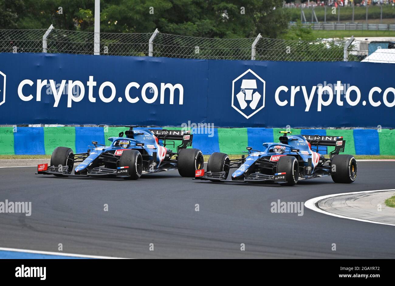 Budapest, Hungary. 1st Aug, 2021. # 14 Fernando Alonso (ESP, Alpine F1 ...
