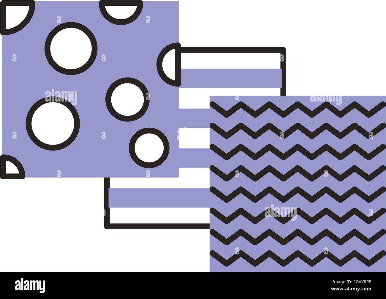 Pieces of cloth textile icon Stock Vector Image & Art - Alamy