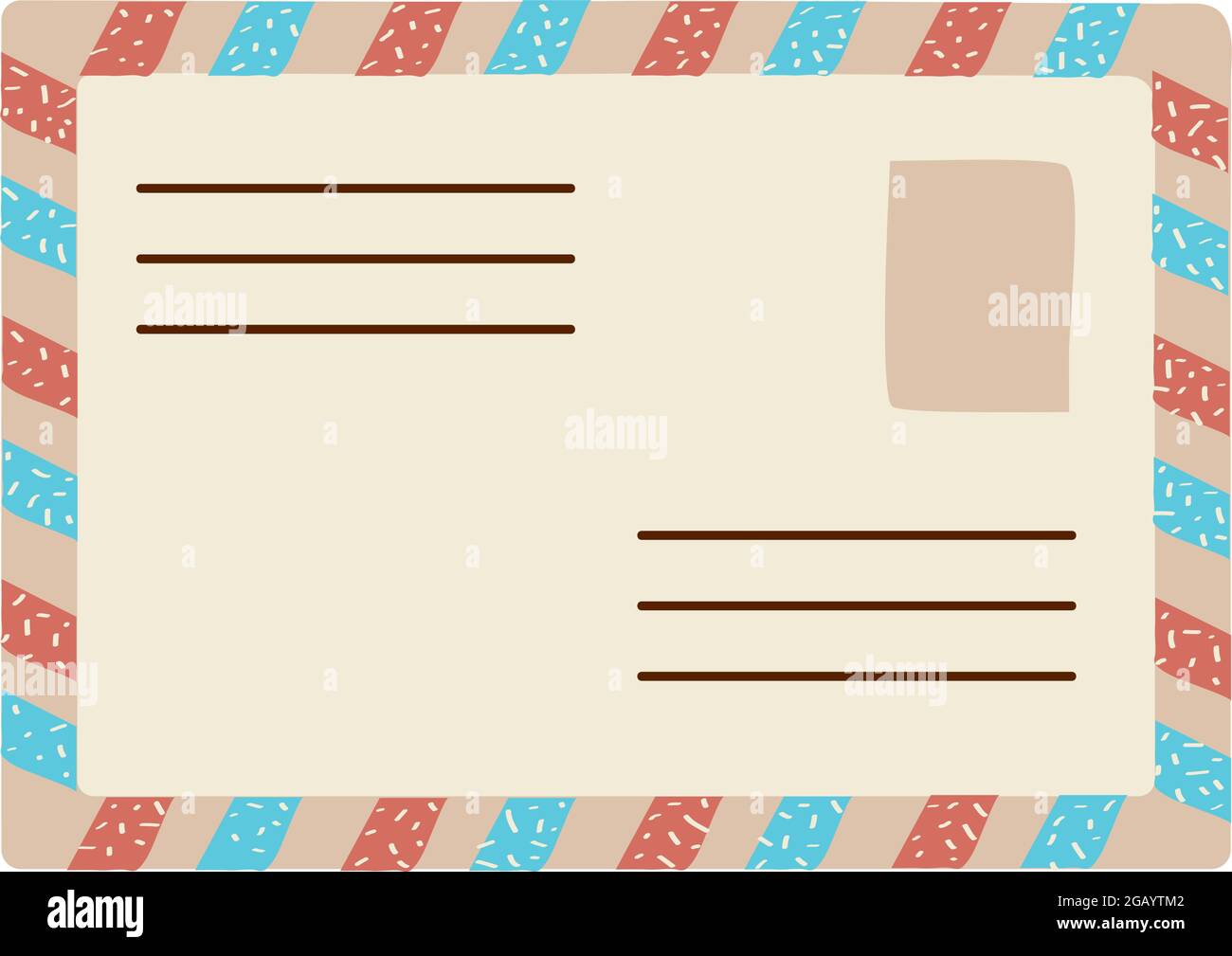 envelope letter postal service icon Stock Vector Image & Art - Alamy