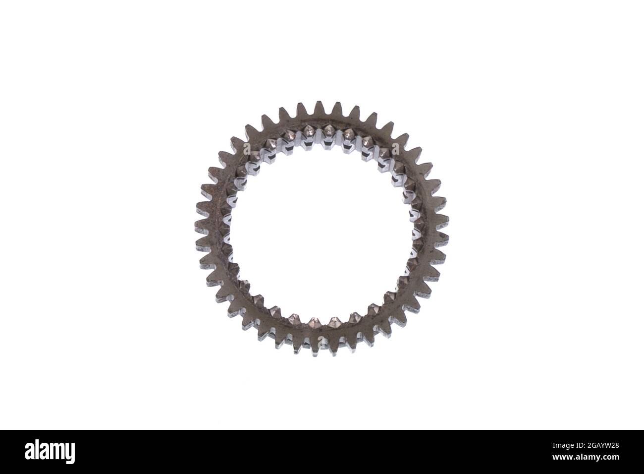 Gear-machinery and titanium concept Stock Photo - Alamy