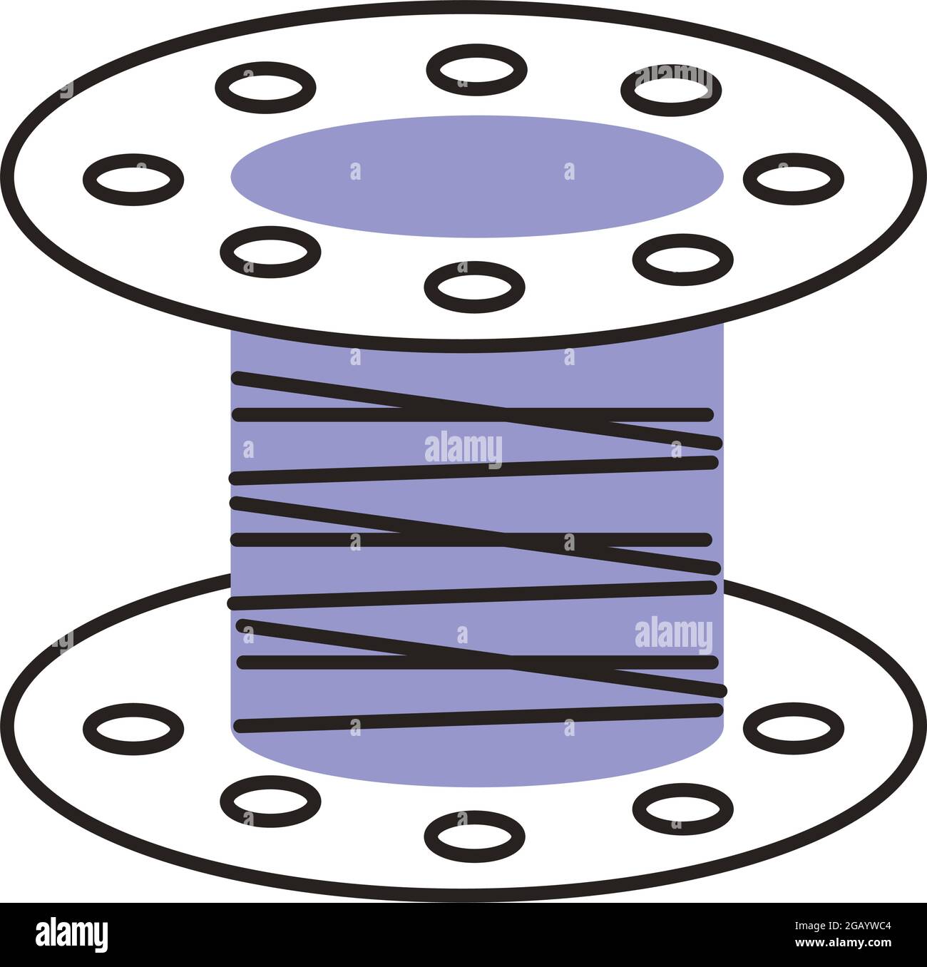 thread roll machine tool icon Stock Vector Image & Art - Alamy