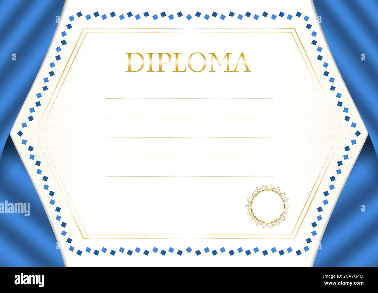 Horizontal frame and border with Somalia flag, template elements for ...